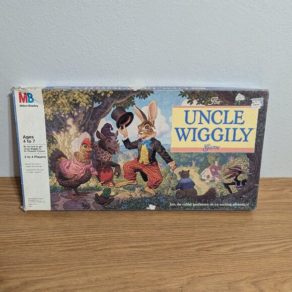 Milton Bradley | Toys | Theuncle Wiggly Game Vintage Board Game | Poshmark